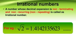 2. Real numbers | PPT