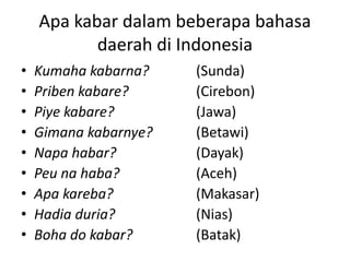 2. sejarah, kedudukan, dan perkembangan bahasa indonesia | PPTX