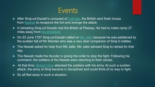 Battle of Plassey | PPTX