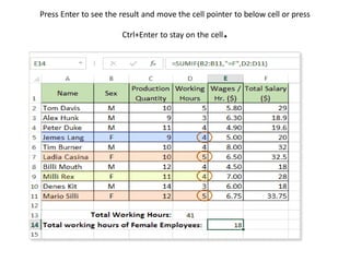 2. mathematical functions in excel | PDF