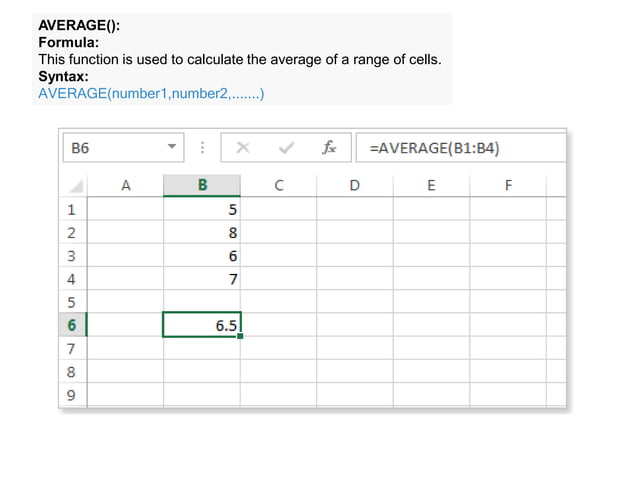 2. Mathematical Functions In Excel