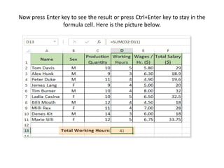 2. mathematical functions in excel | PDF