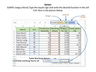 2. mathematical functions in excel | PDF