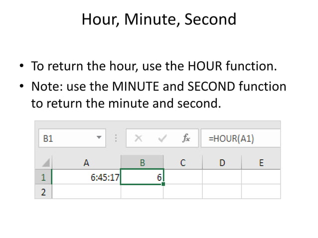 2. date and time function in excel | PDF