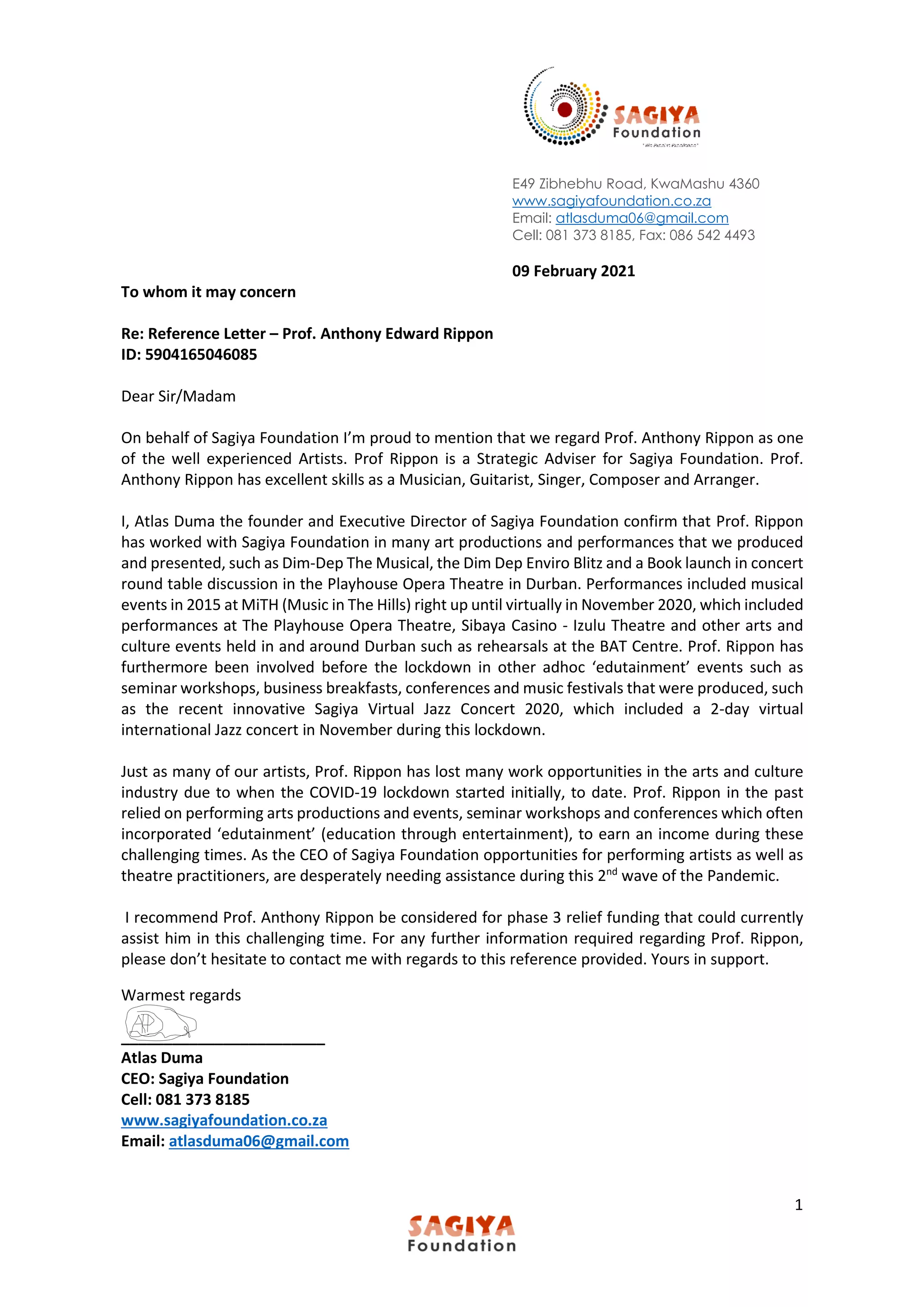 Prof. Anthony Rippon | PDF