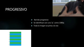 Progresivo y Desentrelazado / Formatos de audio | PPTX
