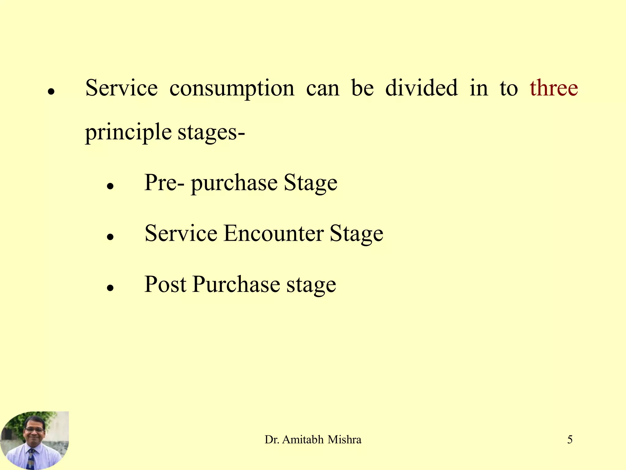 Three stage model of service consumpt | PDF
