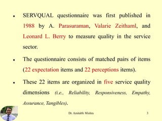 SERVQUAL model | PDF