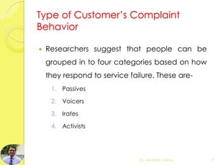 Service Failure, Complaint and Recovery | PDF