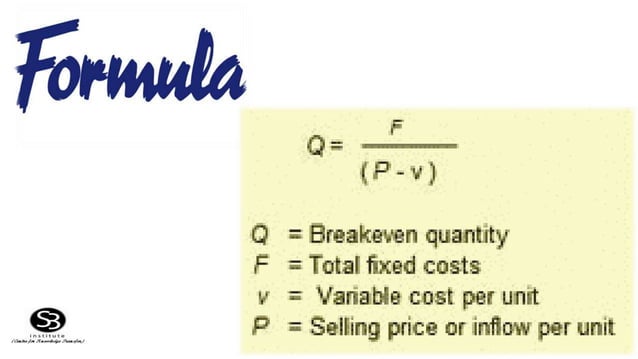 Introduction to Break-Even Analysis | PPT