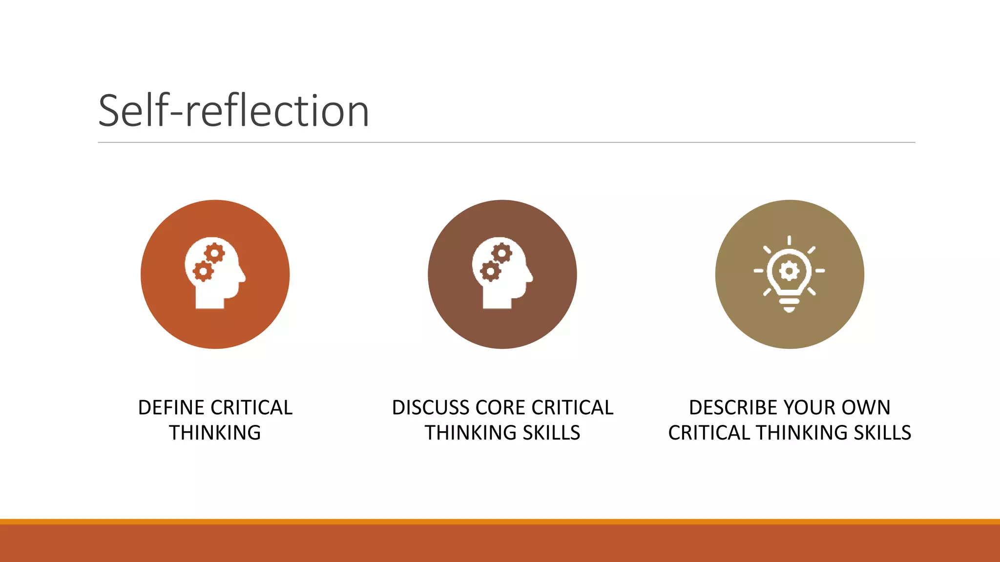 2. critical thinking core skills | PPTX