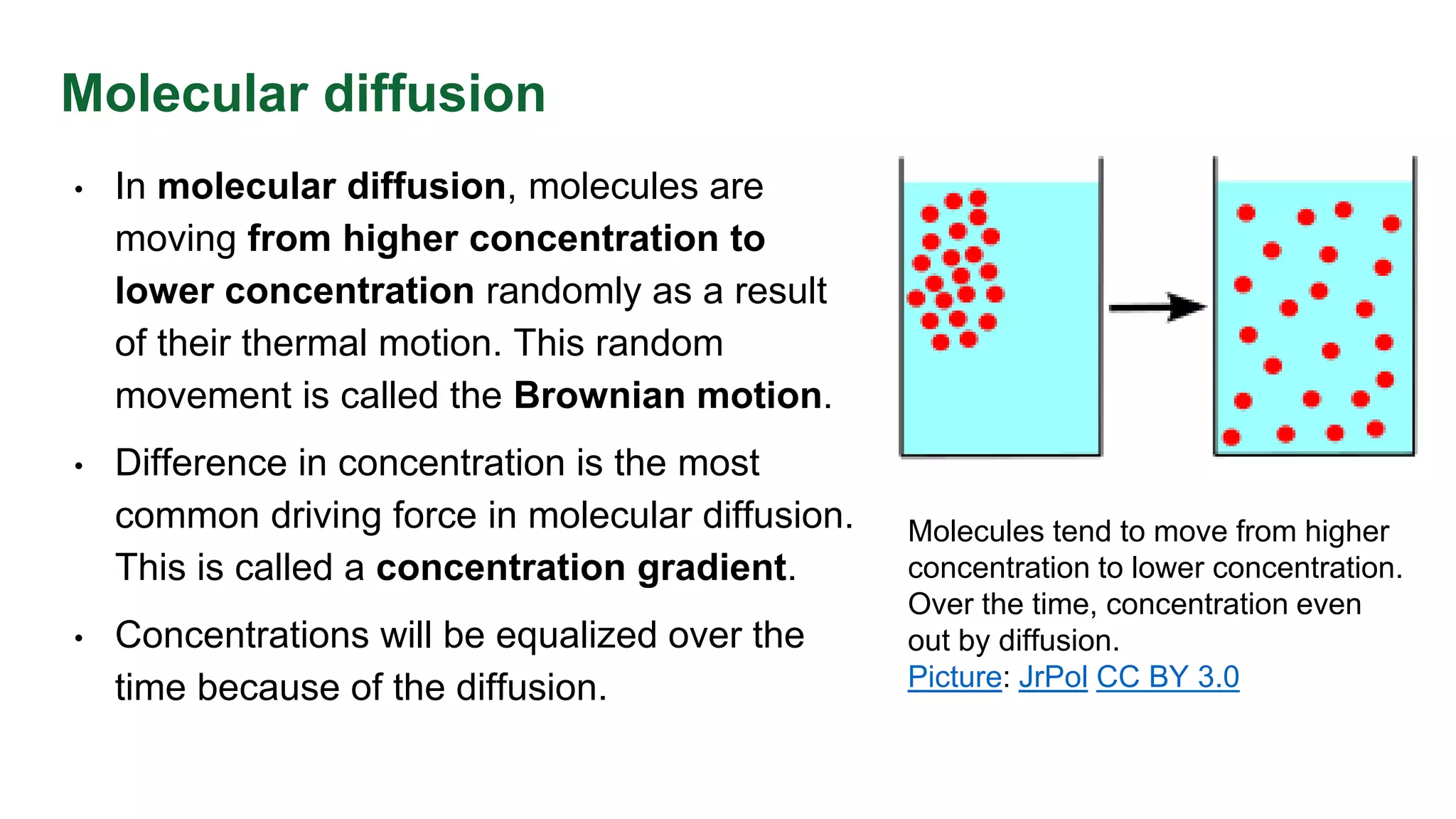 Molecular diffusion | PPTX