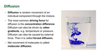 Molecular diffusion | PPTX