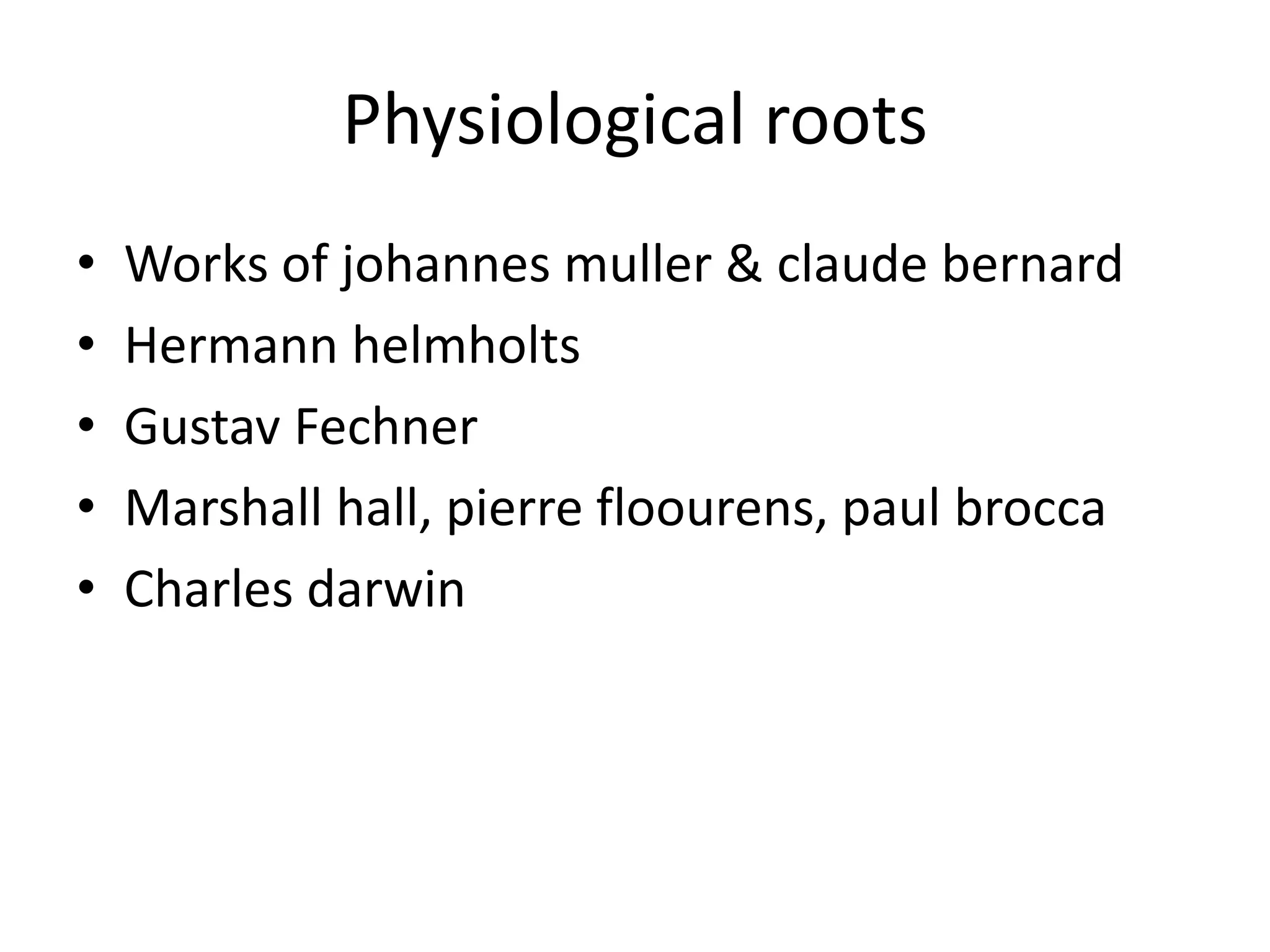 goals and roots of psychology | PPTX