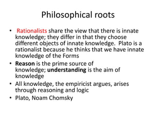 goals and roots of psychology | PPTX