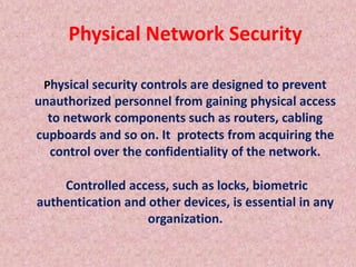 Aspects of Network Security | PPT
