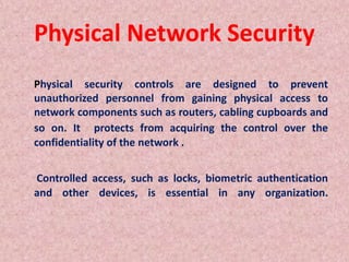 Aspects of Network Security | PPT