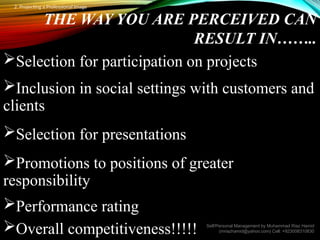 2. projecting a professional image | PPT