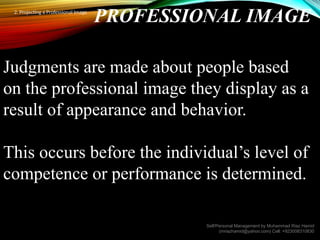 2. projecting a professional image | PPT