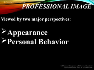 2. projecting a professional image | PPT