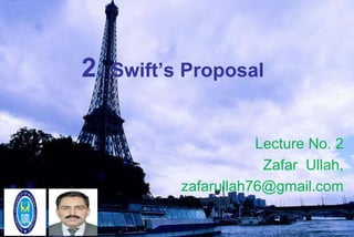 2. intro to lang. swift's proposal | PPT