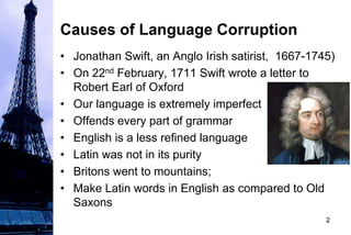 2. intro to lang. swift's proposal | PPT