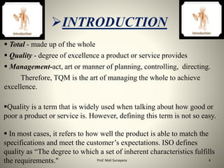 Total Management (TQM) | PPT