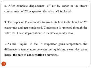 2. multiple effect evaporator | PPTX