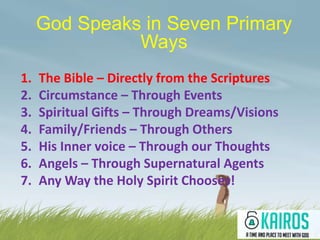 Kairos - 2 (Hearing God) | PPT