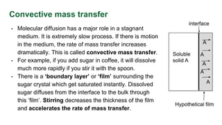 Convective mass transfer | PPTX