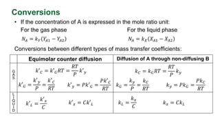 Convective mass transfer | PPTX