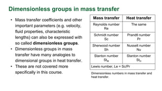 Convective mass transfer | PPTX