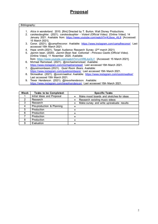 2. fmp proposal | PDF