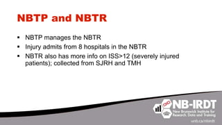 Trauma-related mortality in New Brunswick | PPTX