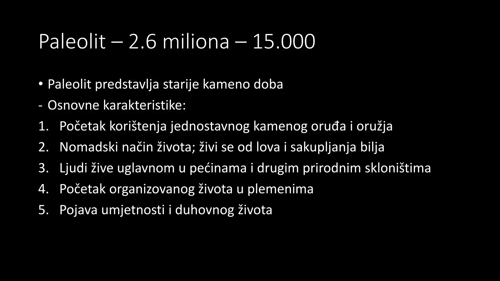 2. prethistorija na tlu BiH | PPTX