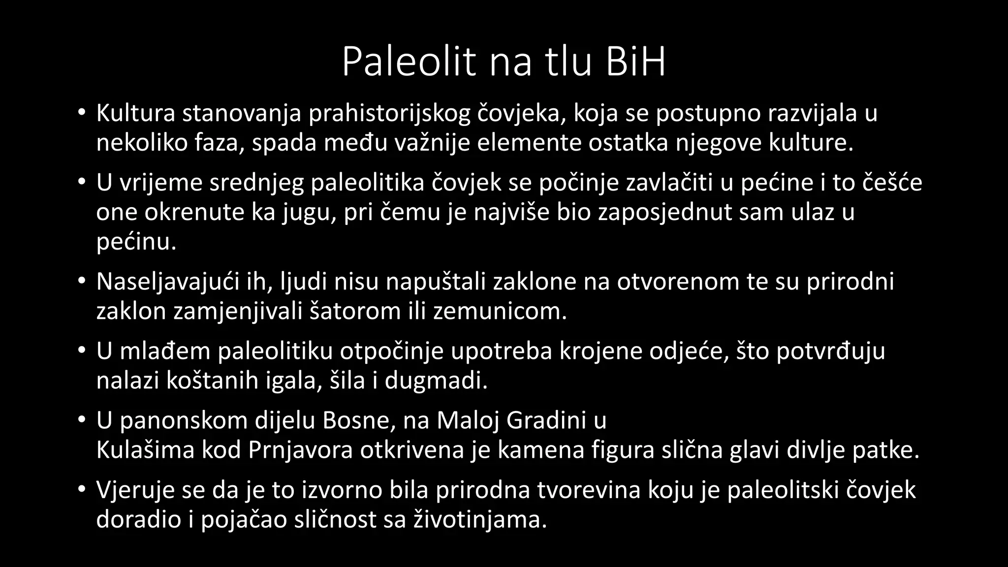 2. prethistorija na tlu BiH | PPTX