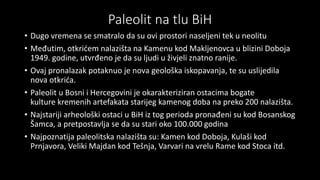 2. prethistorija na tlu BiH | PPTX