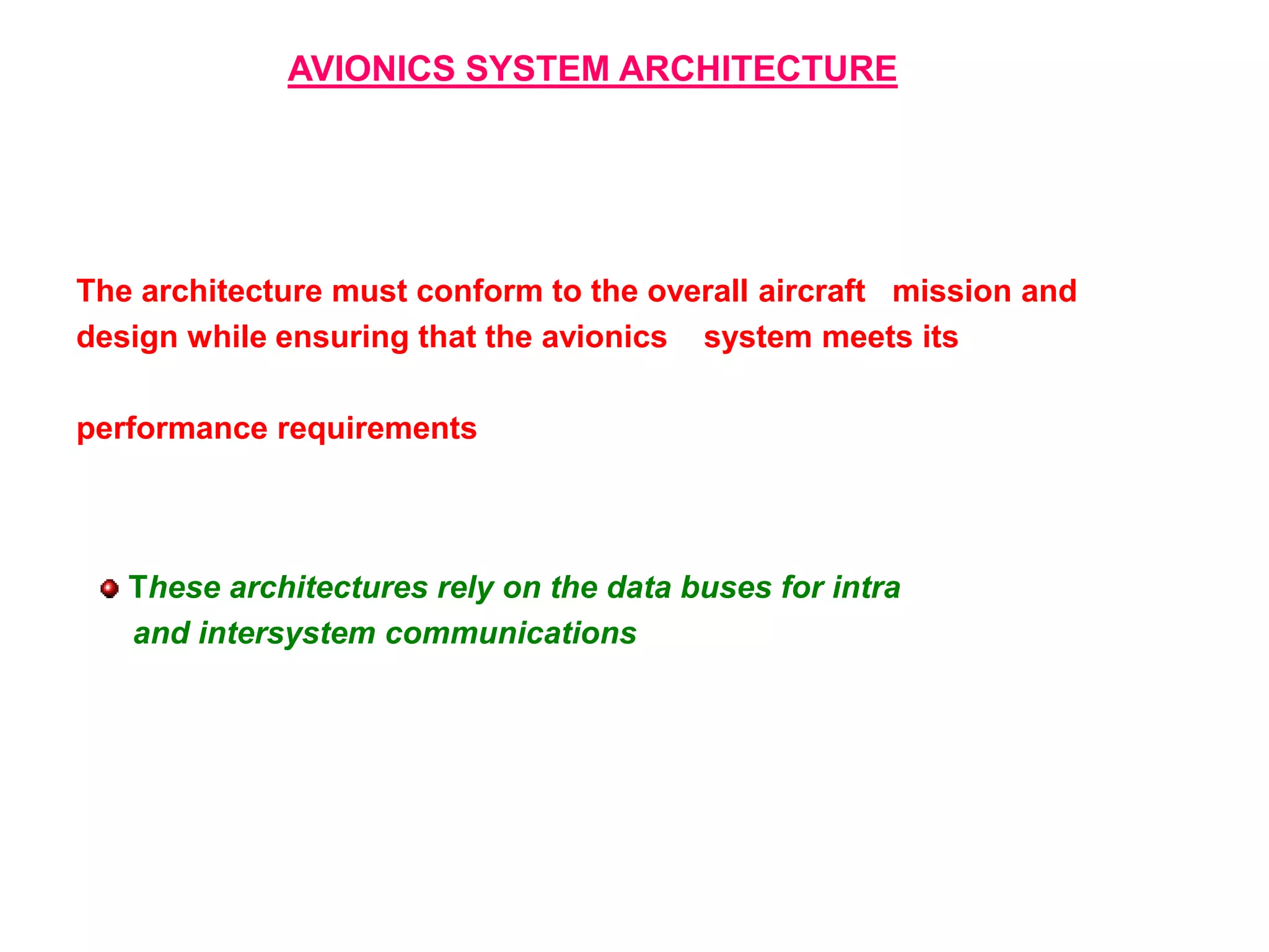 2. avionics architecture da cp | PPTX