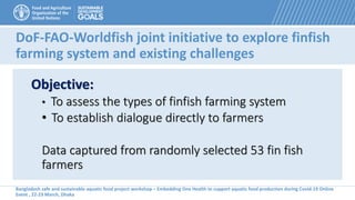 2.13_FAO ECTAD BD_U2C, BARA and OH approach for aquaculture | PPT