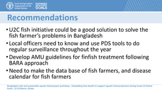 2.13_FAO ECTAD BD_U2C, BARA and OH approach for aquaculture | PPT
