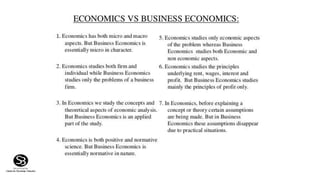 Fundamentals of business economics | PPT