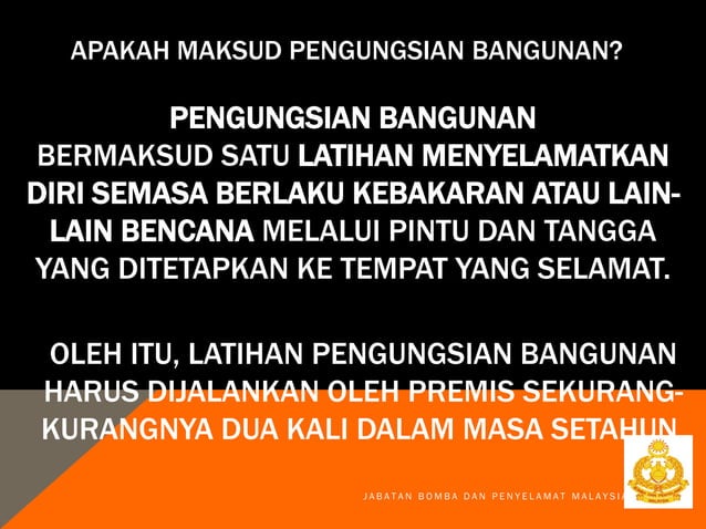 PERANAN ERT / OKK & PERSEDIAAN LATIHAN FIRE DRILL | PDF