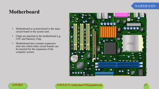 2. hardware, computer system & it's component | PPTX