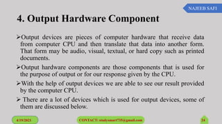 2. hardware, computer system & it's component | PPTX