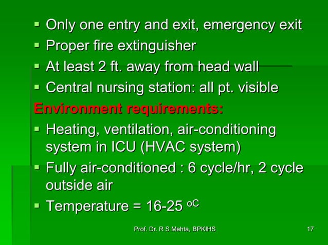 2. critical care environment design stucture and facilities | PPT