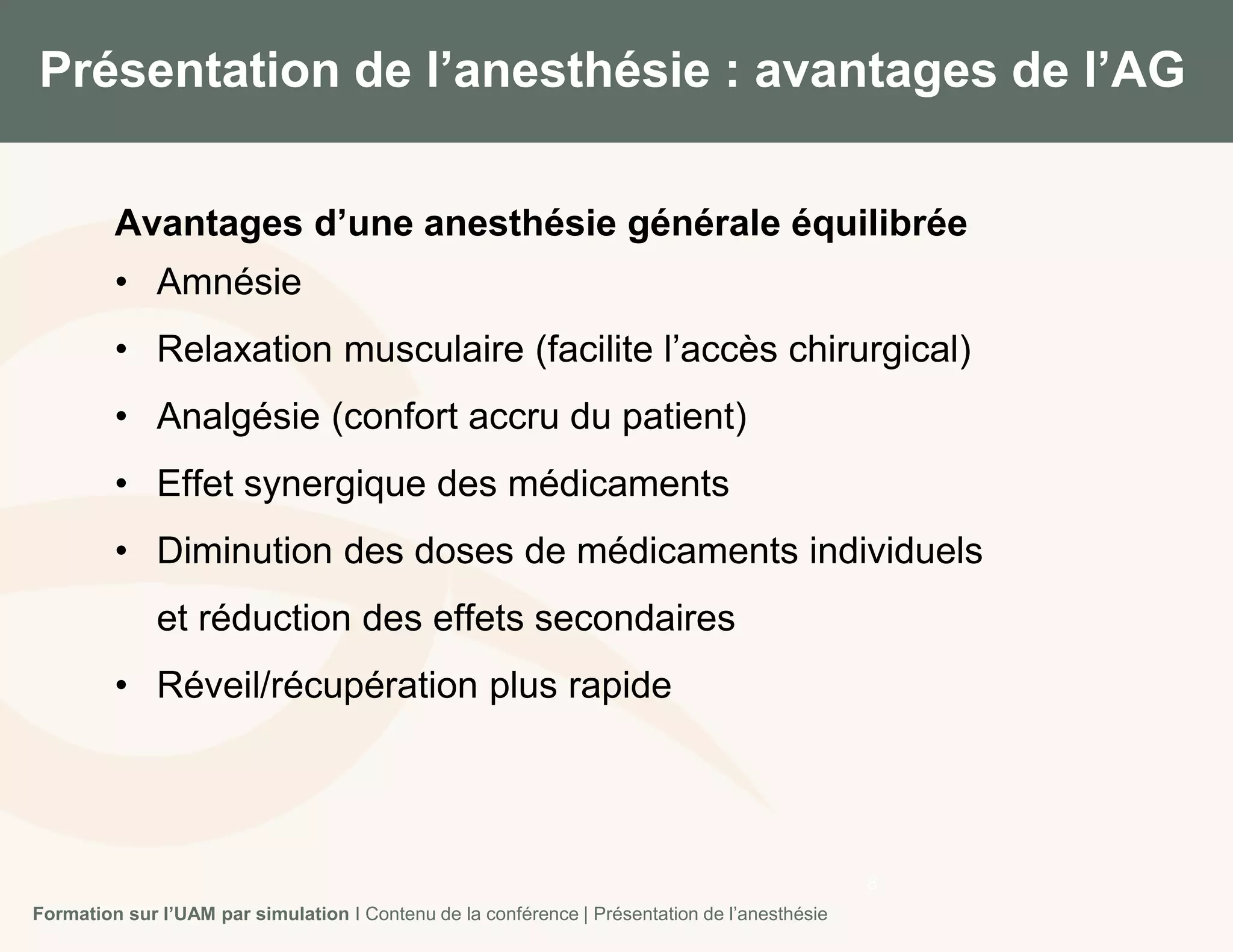 Introduction to Anesthesia - FR | PPTX