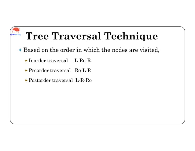 Binary tree traversals (Divide and Conquer) | PPT