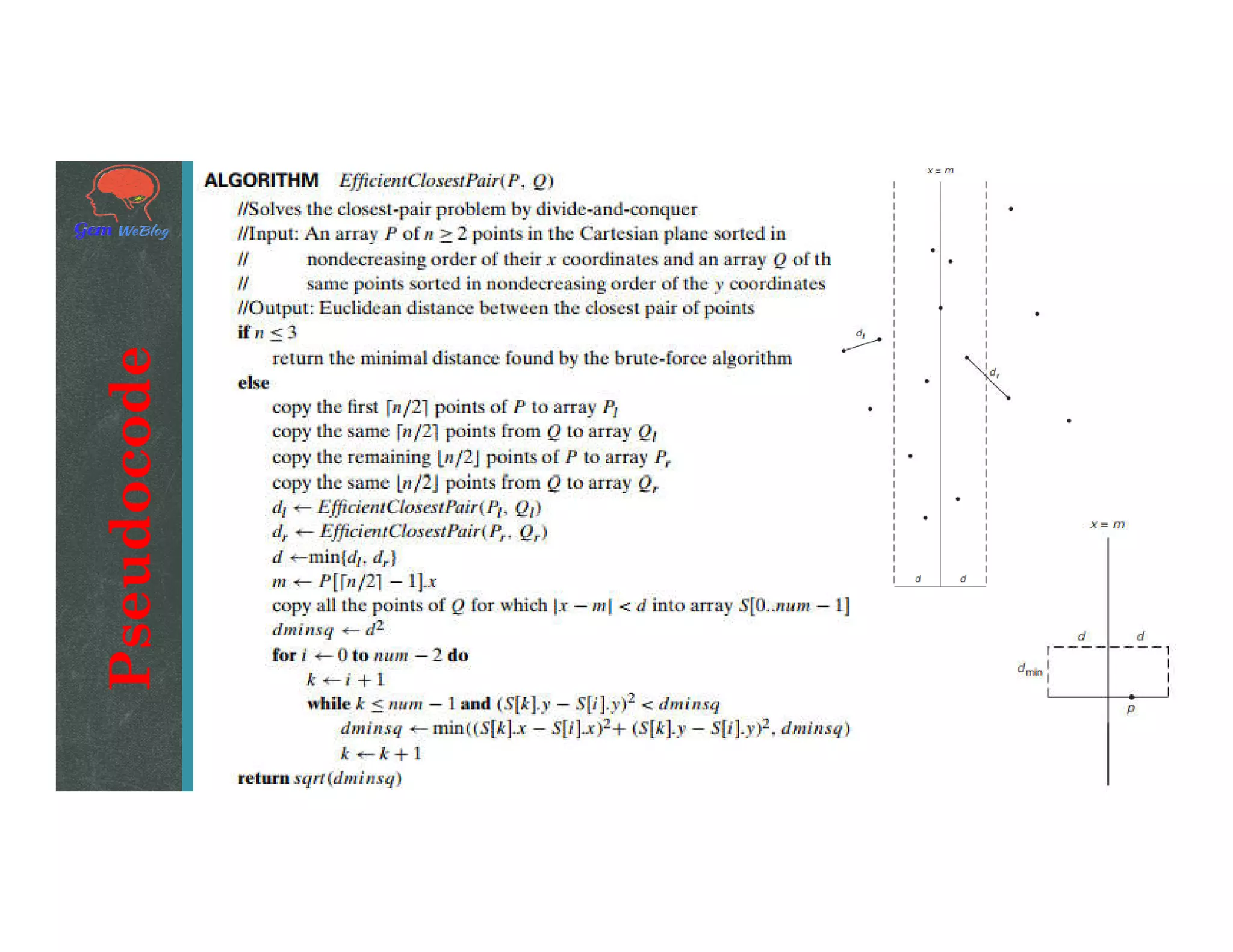 Closest pair problems (Divide and Conquer) | PDF