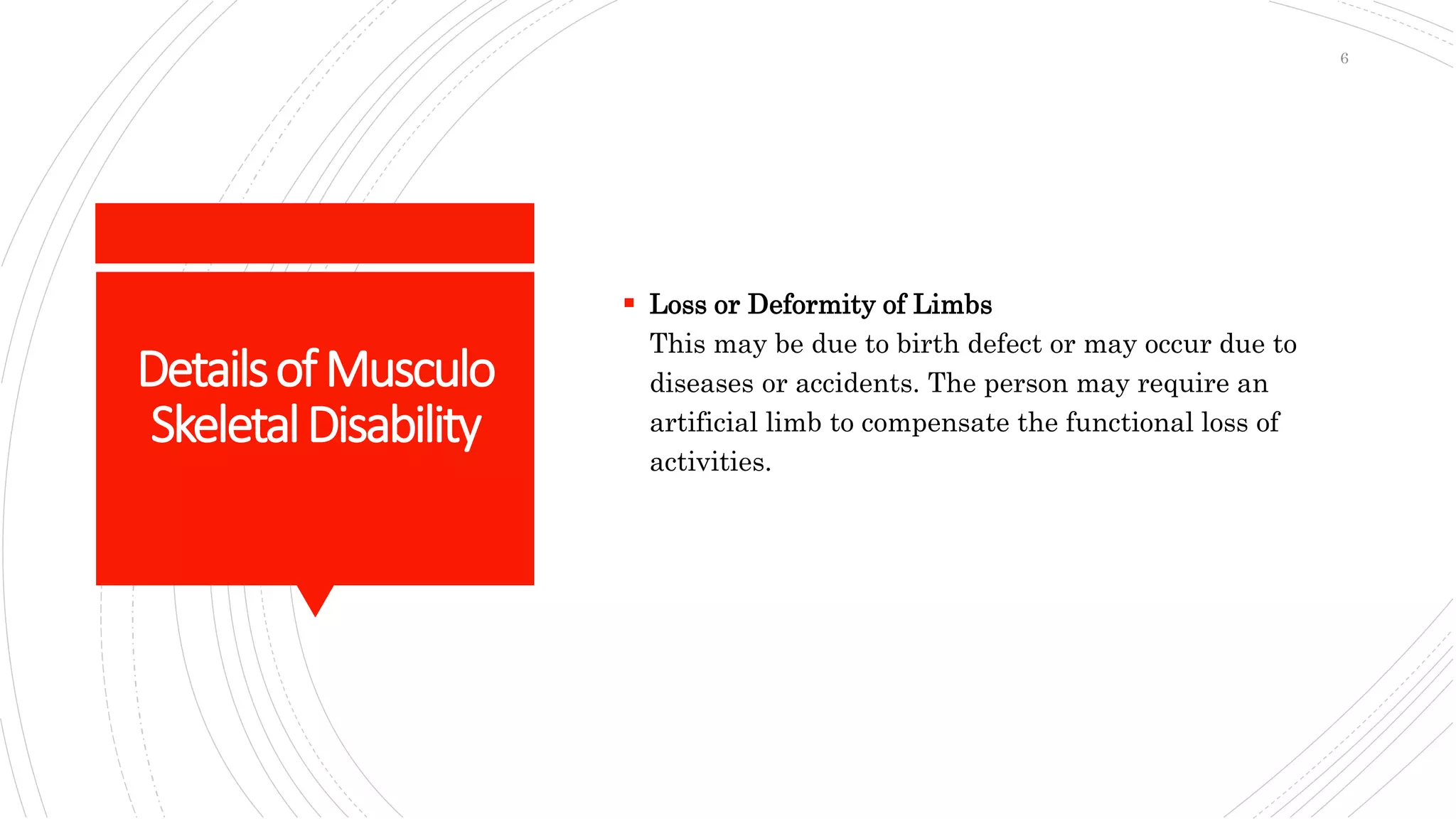 Physical disabilities | PPT