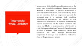 Physical disabilities | PPT